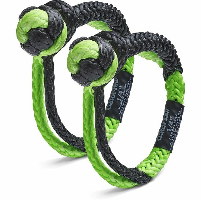 Bubba Rope Gator-Jaw Synthetic Soft Shackle 1/4" (Mini Pair) – ReconUTV