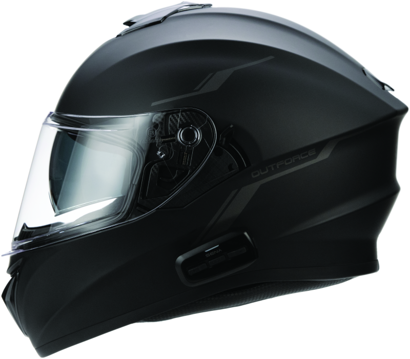 Sena Technologies Outforce Full Face Bluetooth Helmet Matte Black - Sm ...