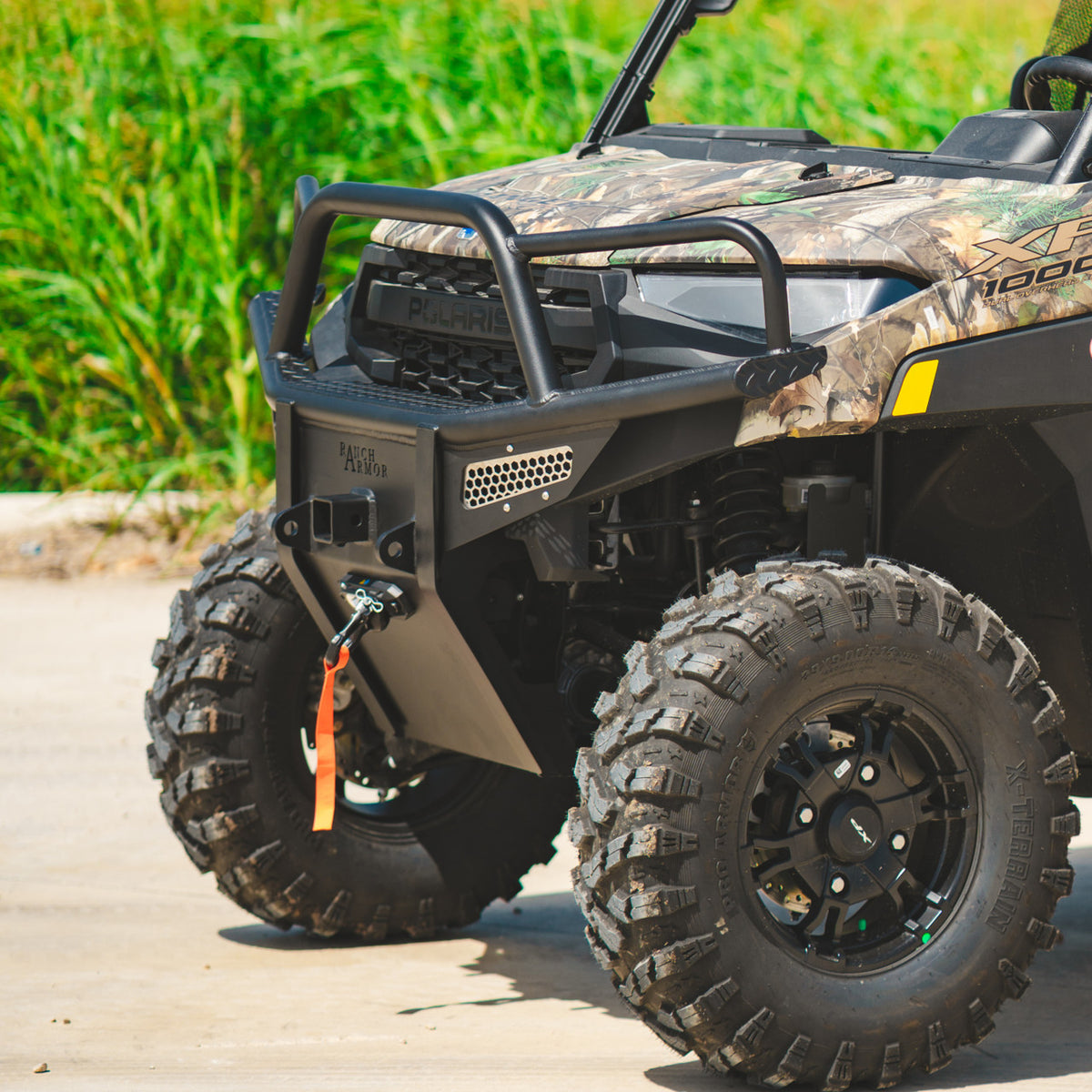 24+ Updated Polaris Ranger 1000 Ranch Armor Front Bumper — ReconUTV