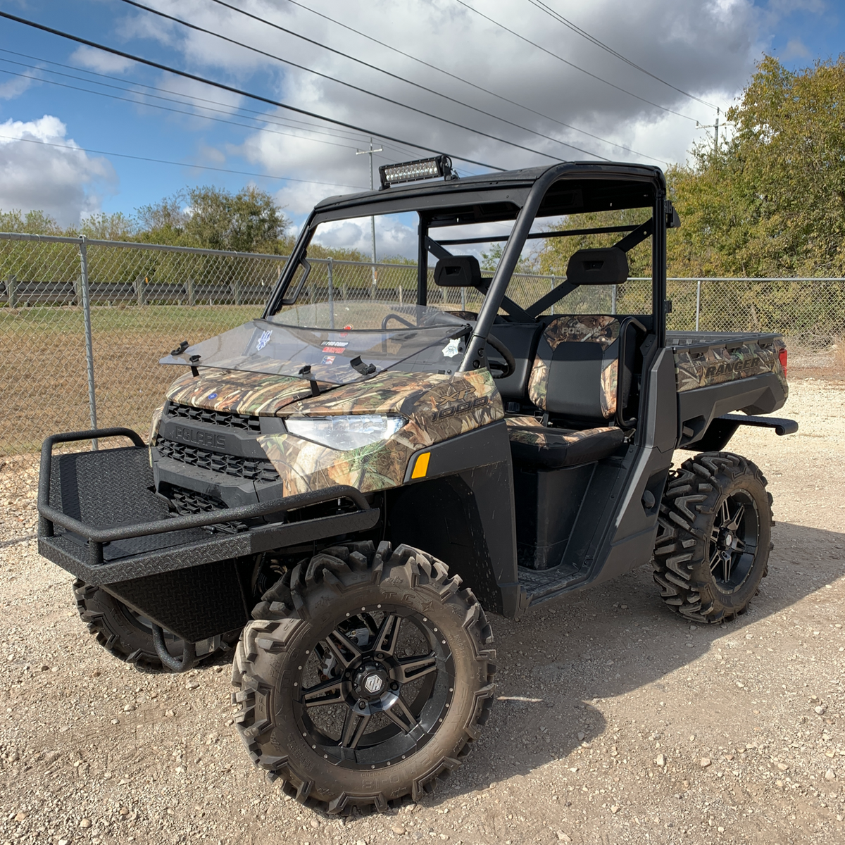 Ranch Armor Polaris Ranger Feeder Bumper Front Rack — ReconUTV