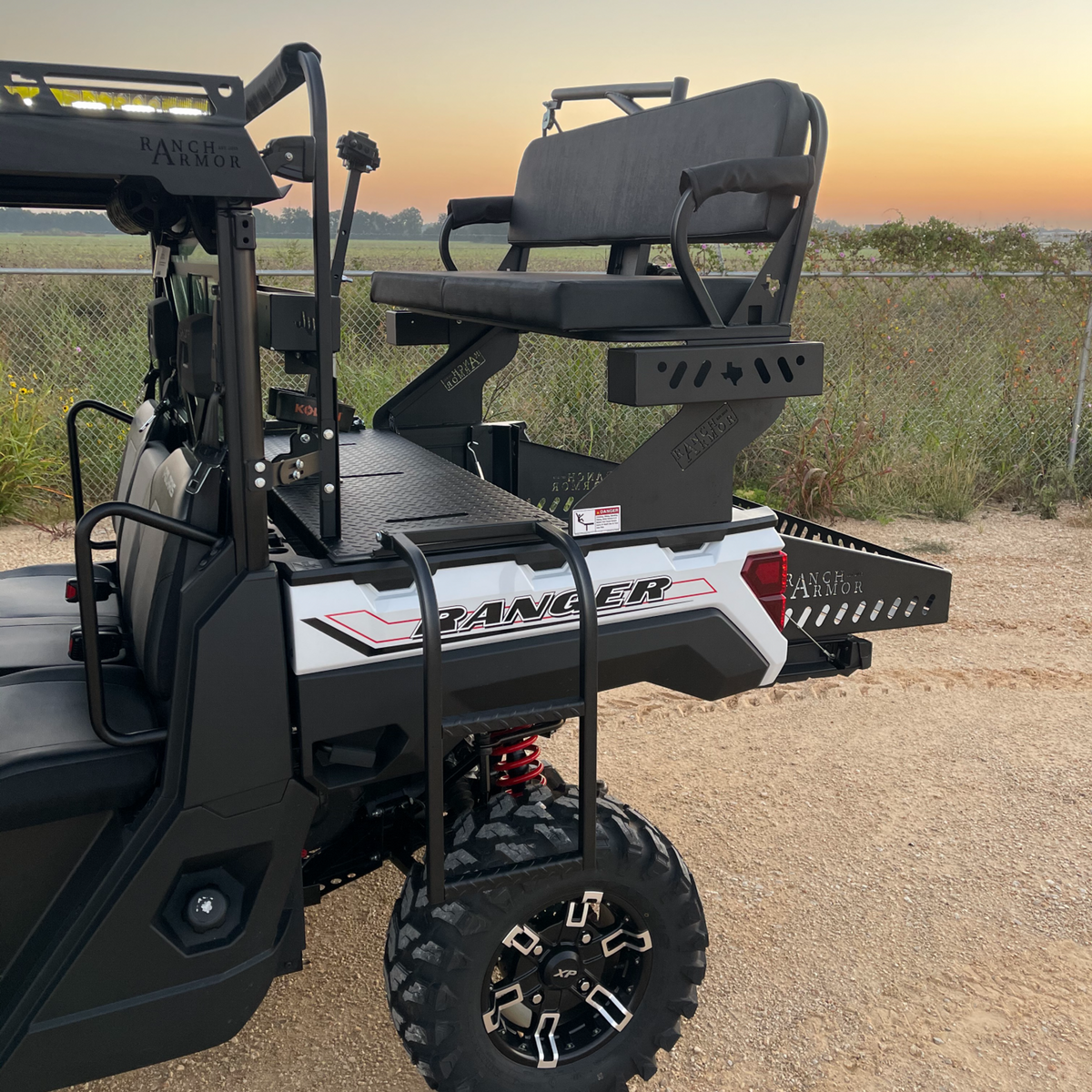 Ranch Armor Polaris Ranger Quick Connect High Seat — ReconUTV